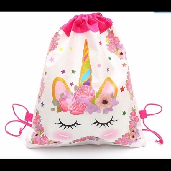 Accessories | Cute Unicorn Drawstring Bag | Poshmark